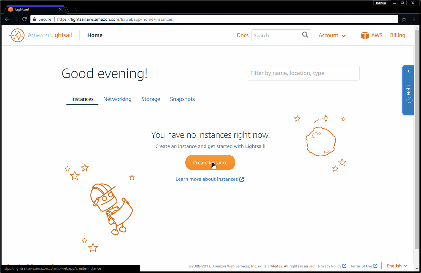 Creating A Simple Website With A Custom Domain On Amazon Lightsail Docker By Joshua Miller