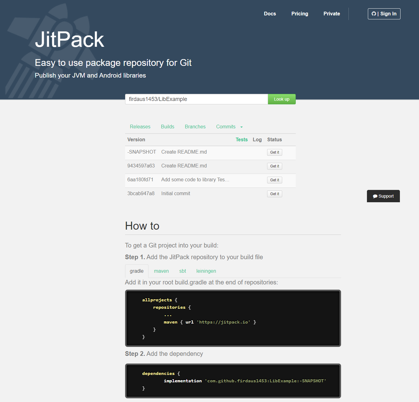 Cara Membuat Android Library dan Publish Menggunakan jitpack.io | by Muhammad Firdaus | GITS ...