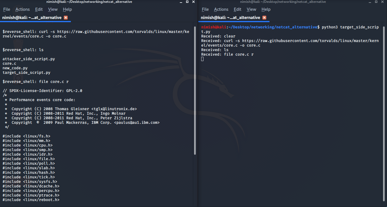Python TCP reverse shell: compromising a Kali machine using a Mac | by Nimish Mishra | The ...