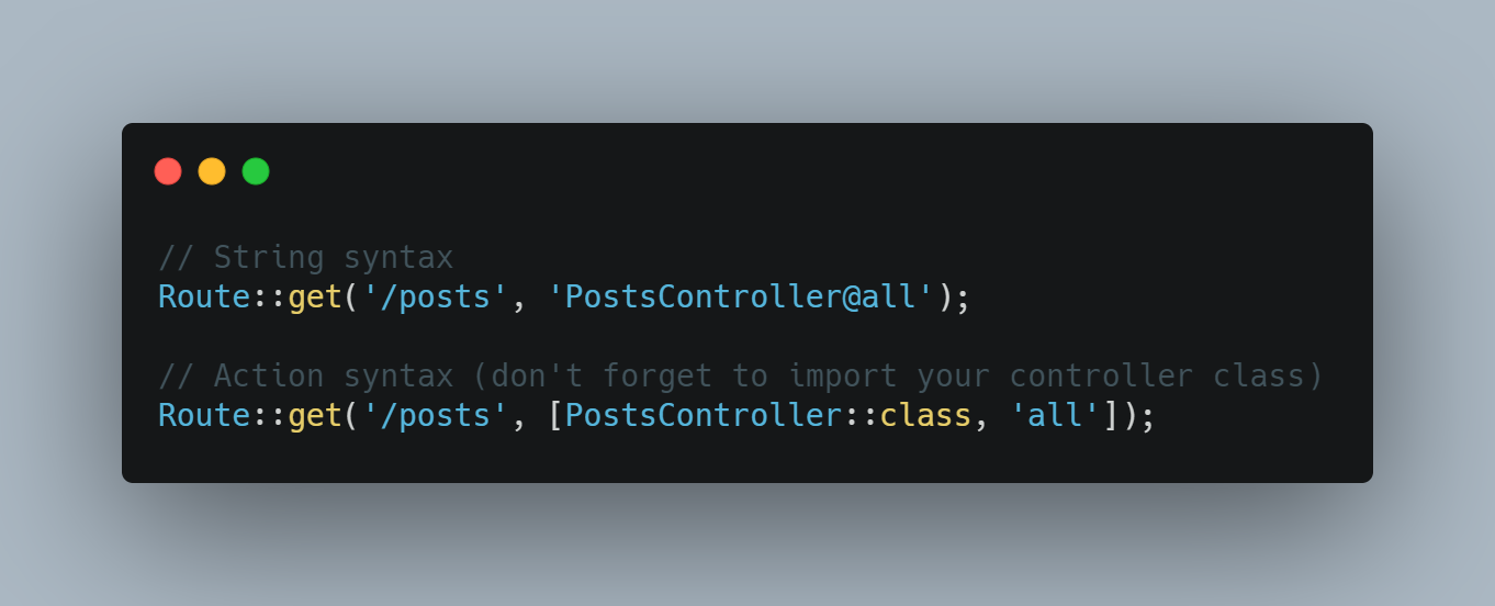 How to fix ‘Target class does not exist’ in Laravel 8 | by Juan Litvin ...