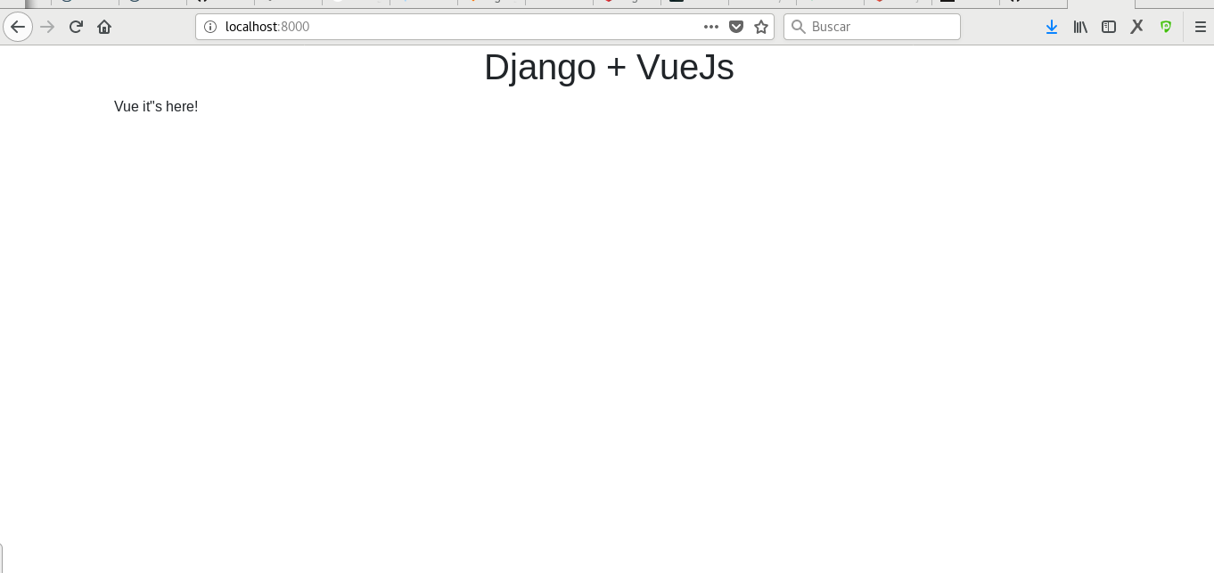 Django + VueJs. Parte 1. En los tiempos en los que hasta un… | by Rodrigo Da Costa | Medium