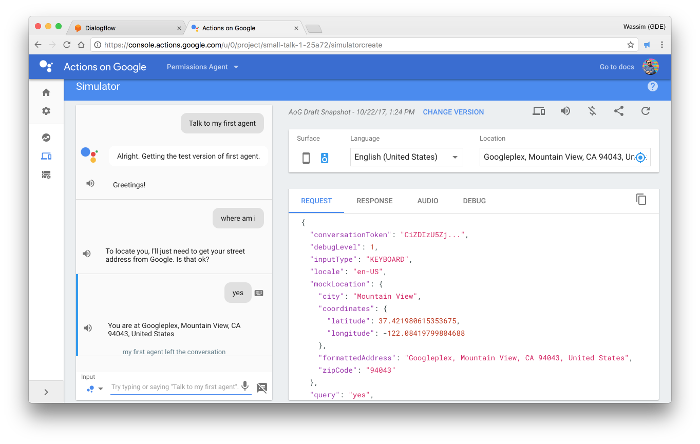 Handling Permissions with DialogFlow and Actions On Google | by Wassim Chegham | Google ...