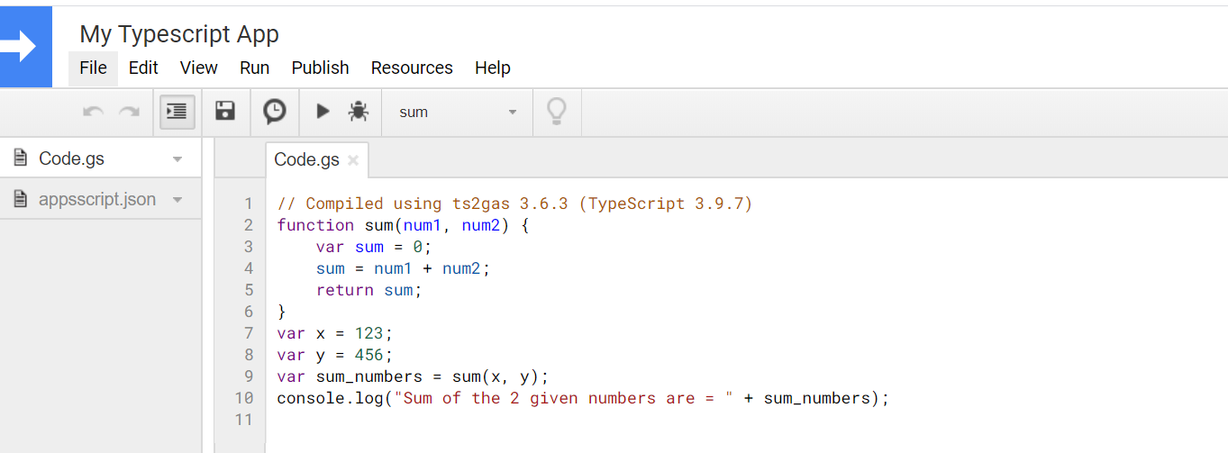 Typescript in Google App Script. Wait…. What ? | by Akanksha Sinha ...