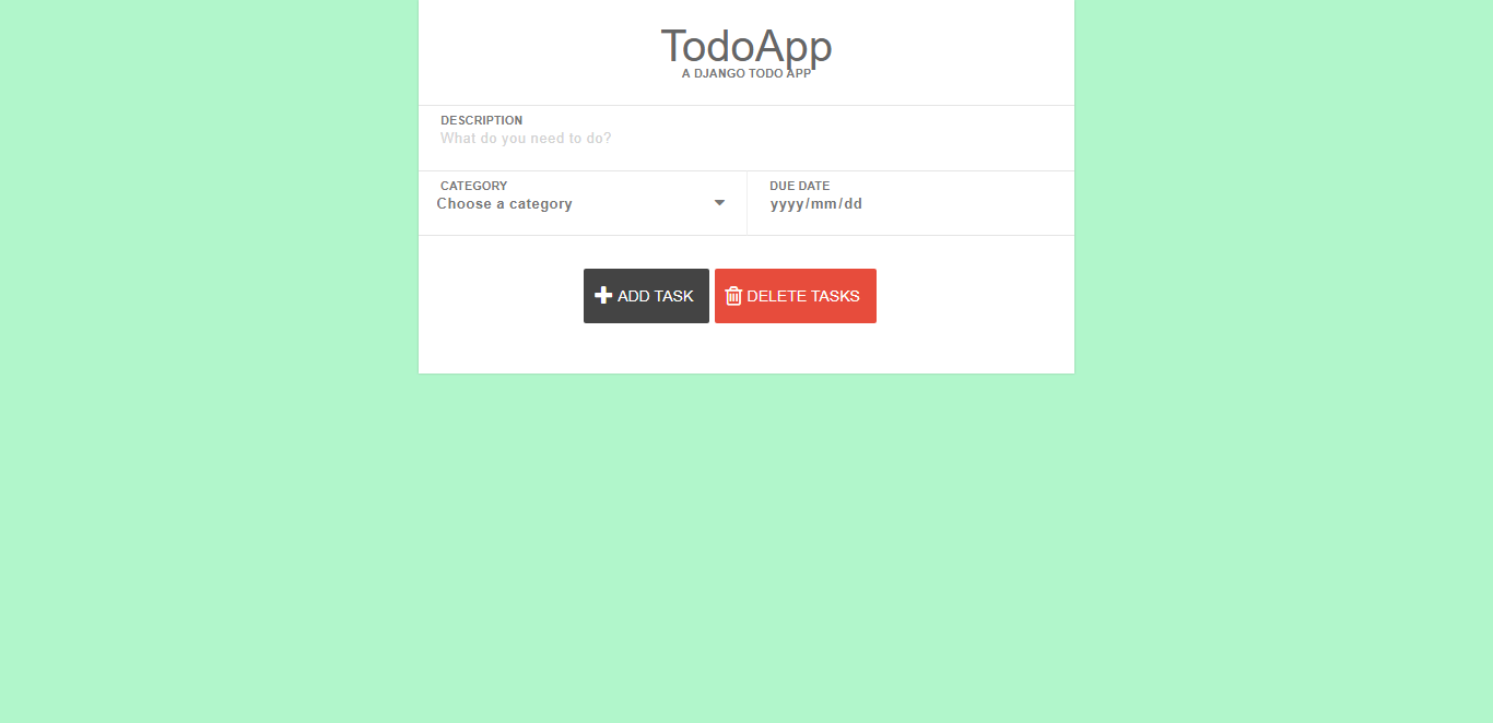 How to Build A Todo App With Django | by Oyetoke Tobi Emmanuel ...