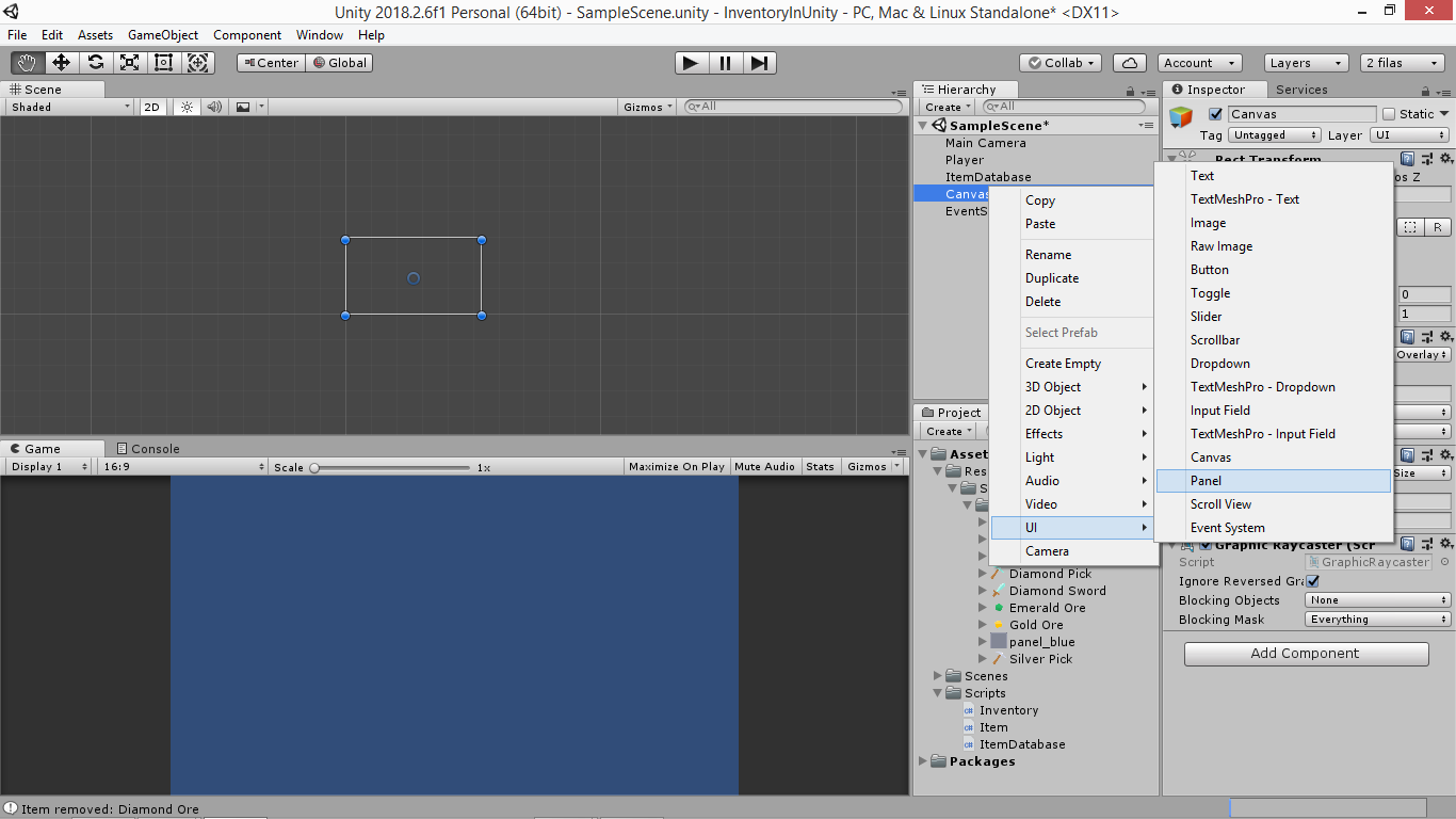 Create An Unity Inventory Part 3 Ui By Yone Moreno Jiménez Medium