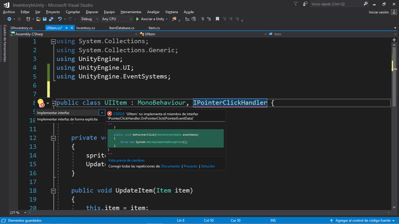 Create An Unity Inventory Part 5 Drag And Drop By Yone Moreno Jiménez Medium