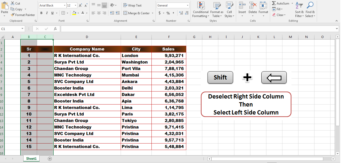 Insert column excel keyboard shortcut ctrl i c - boxbc