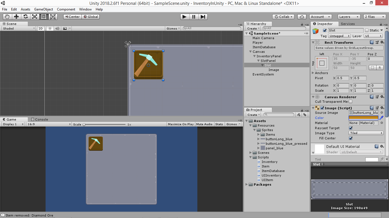 Create An Unity Inventory Part 4 Display Items In Ui By Yone Moreno Jiménez Medium