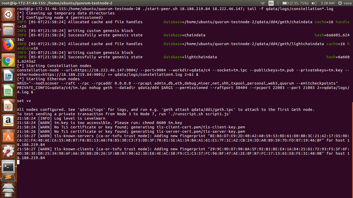 Quorum stress-test 1: 140 TPS. Receive curated Web 3.0 content like ...