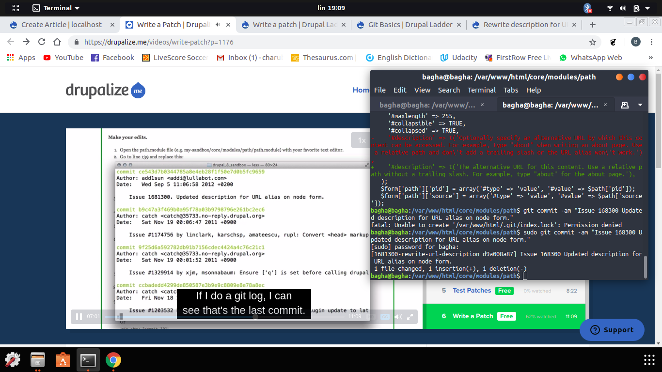 Completing the Git Basics section of Drupal Ladder! | by Bagha Charuduth | Medium