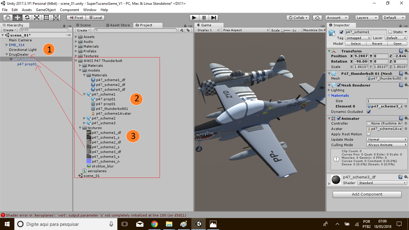 Preparing Scenario — Unity Game 1 | by J3 | KidsTronics | Medium