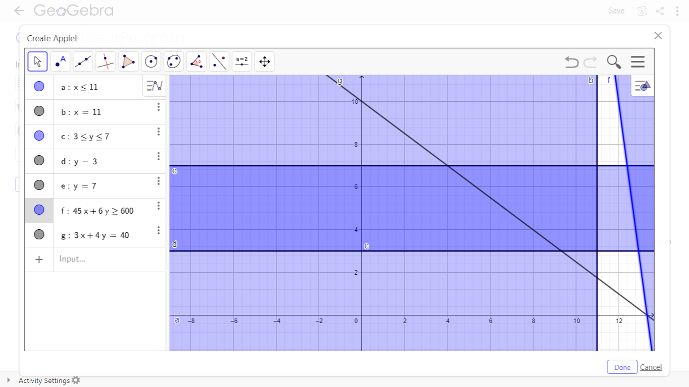 Geogebra Plus Linear Programming. We’ll Create a Geogebra program to help… | by J3 ...