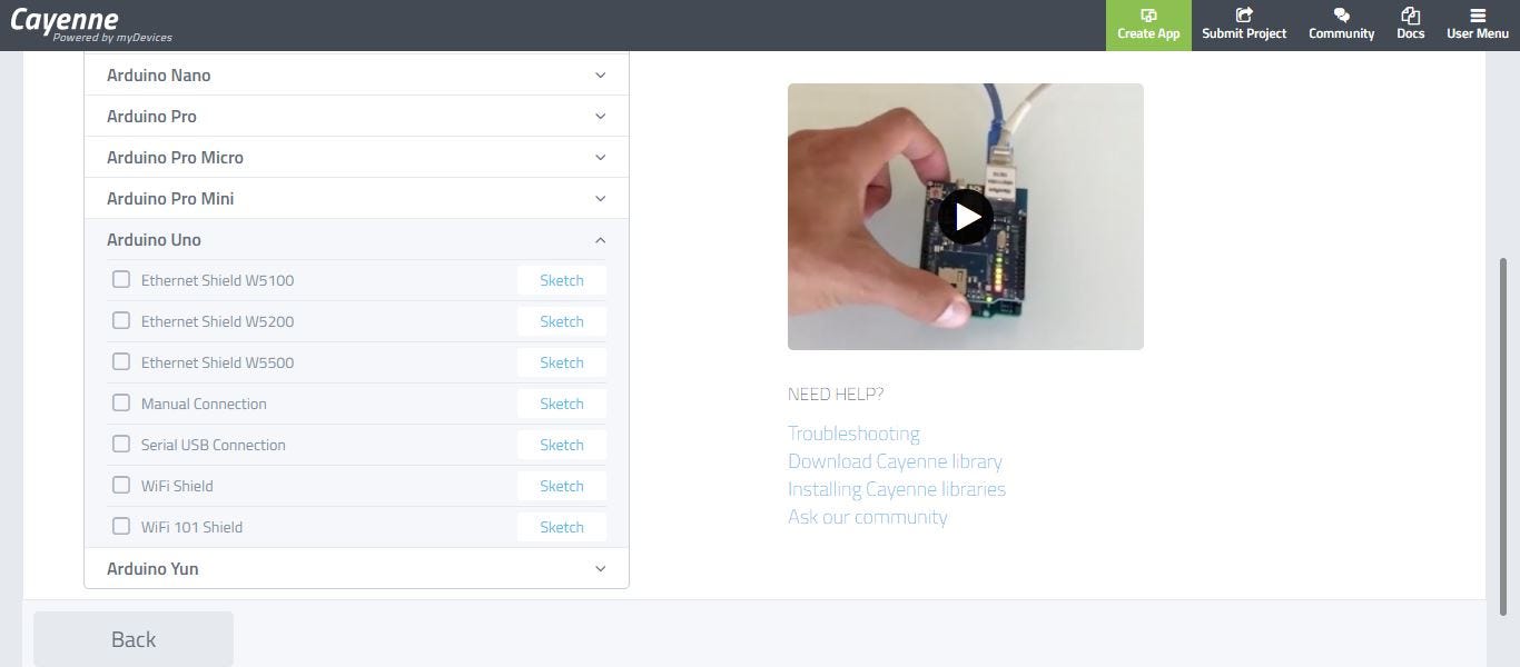 (IoT) Conectando Arduino a Cayenne | by Erick M. Sirpa | Medium