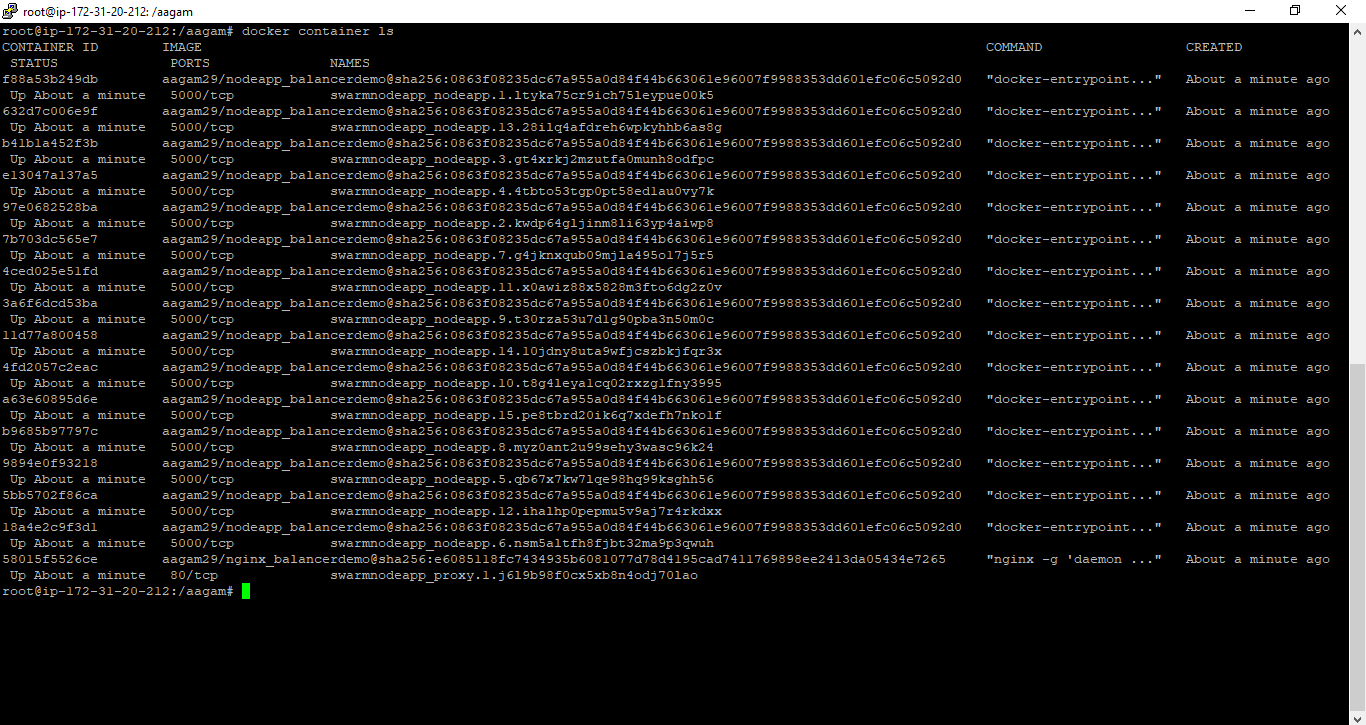Load Balance and Scale Node.js Containers with Nginx and Docker Swarm | by Aagam Vadecha ...