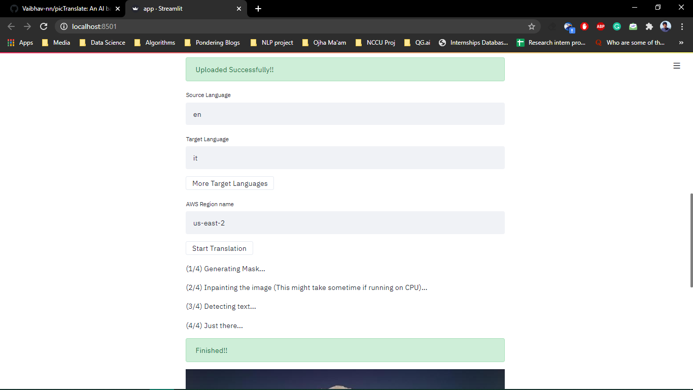 picTranslate: Seamless live Image Text translator | by Vaibhav Tiwari ...