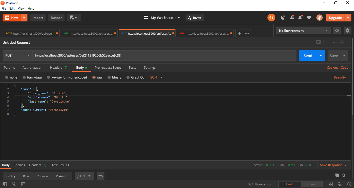 Connect Express Rest Api With Mongodb And Crud Operations Using Typescript By Binith