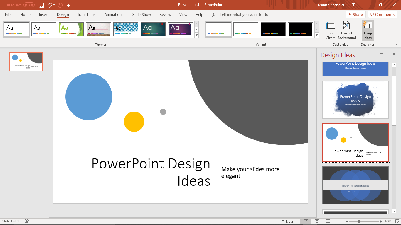 Use AI to design your slides with Microsoft PowerPoint