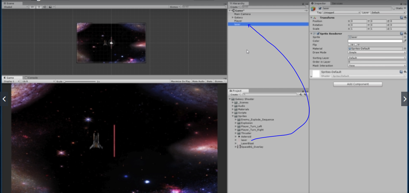 Unity: Creando un juego 2d de naves | by Yone Moreno Jiménez | Medium