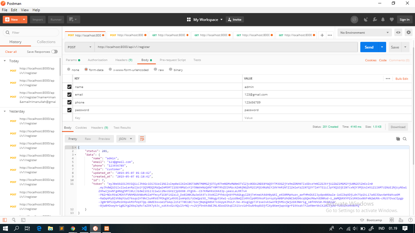 API Otentikasi dengan Laravel Passport. Week 2 | by Imanullah | DOT Academy Batch 1 | Medium