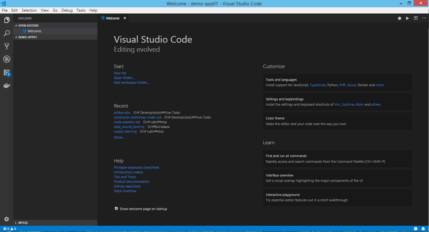 Note : บันทึก Workshop สร้าง Website ด้วย Node.js + Vue.js #Part 1 | by Artdvp | Medium