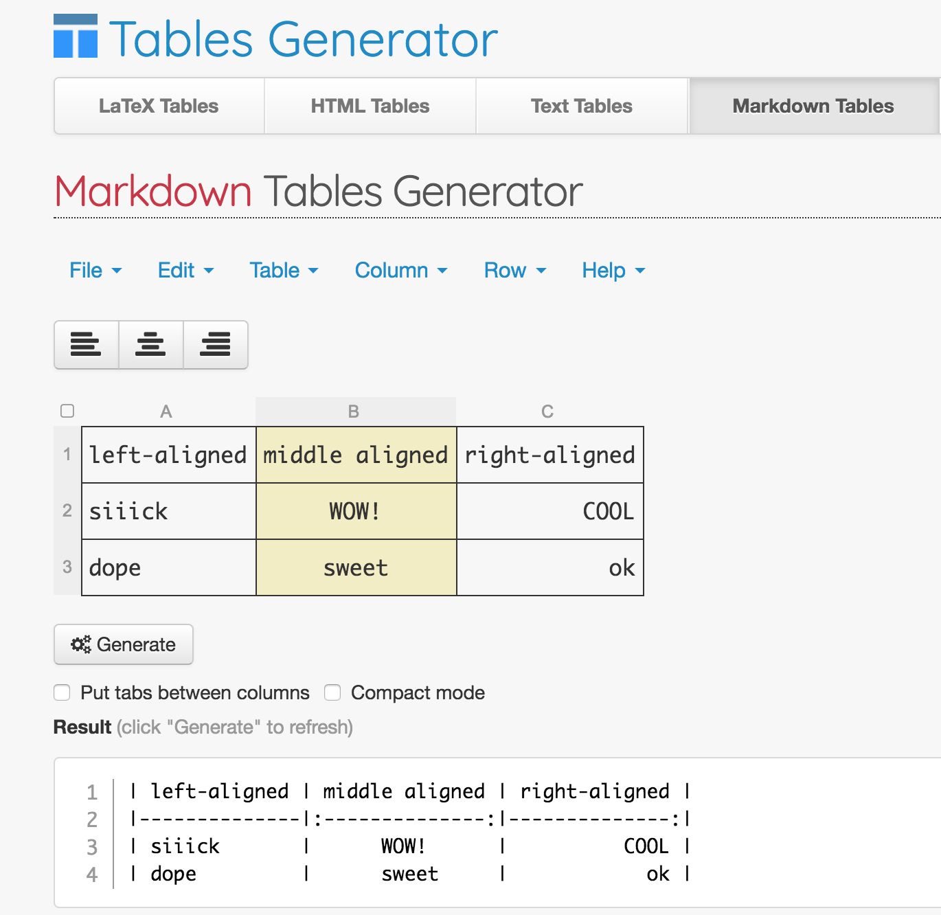 Markdown Table 757 Enable Markdown Table And Strikethrough