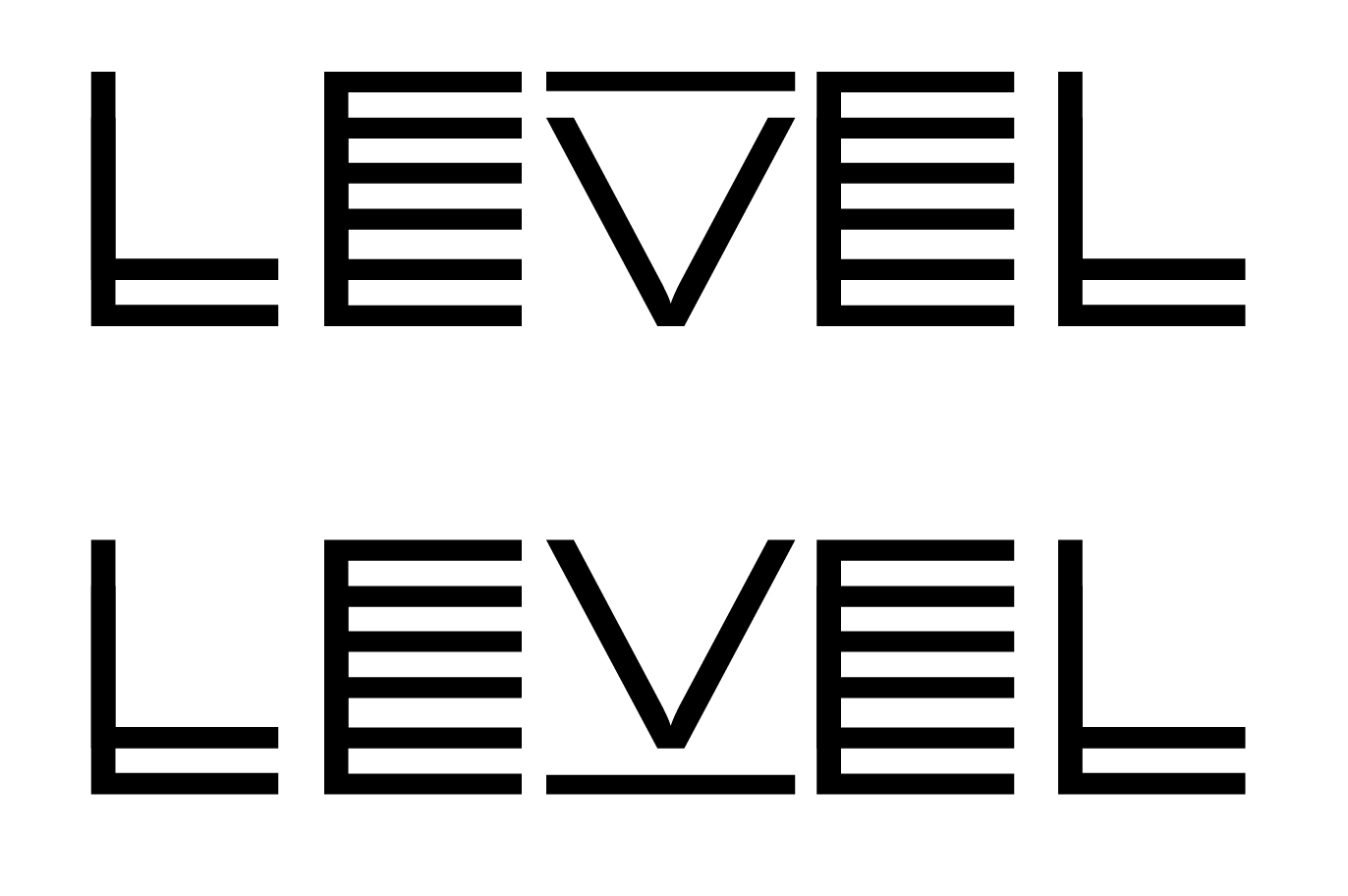 Designing the LEVEL Logotype. Every step, sketch, iteration and… | by ...