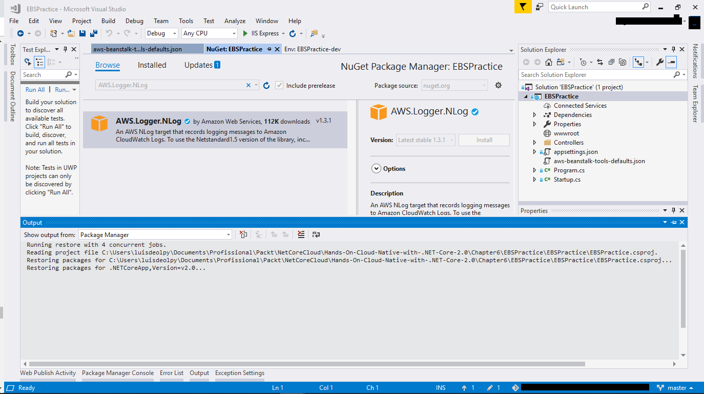 Logging data using .NET Core and Amazon Web Services | by Luis Felipe | Cloudy Days | Medium