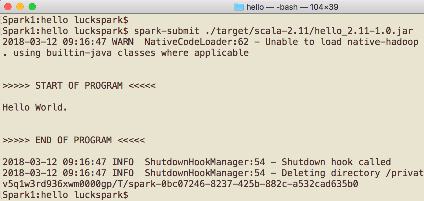 Spark Tutorial — Hello World This Tutorial Will Guide You To Write By Luck Charoenwatana