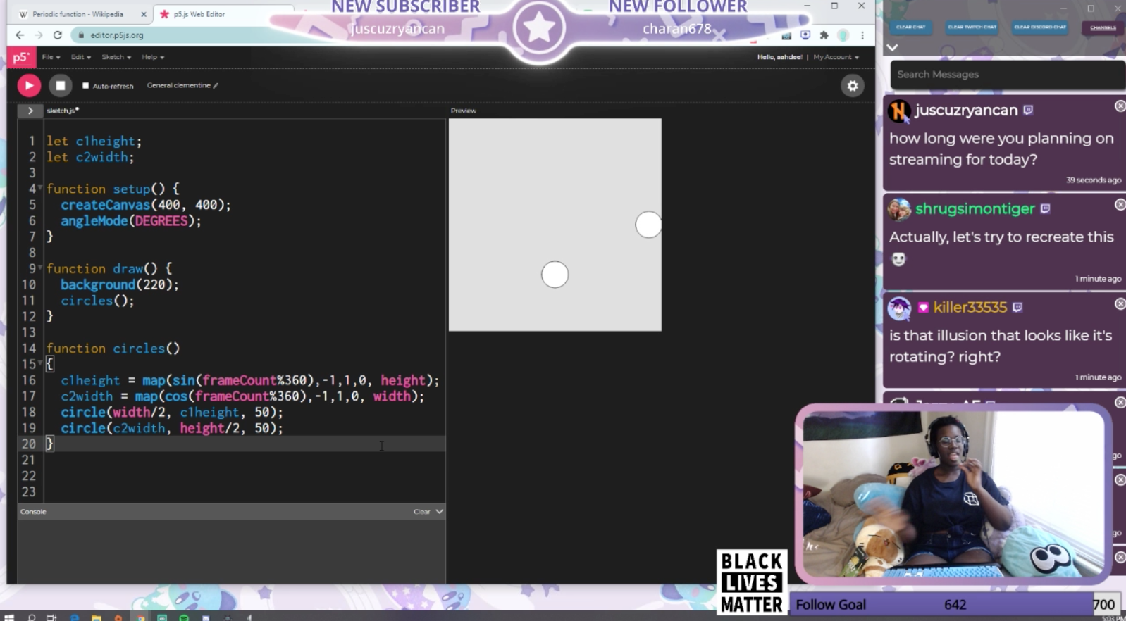Chill and Cozy p5.js & Processing Tutorials on Twitch | by Processing Foundation | Processing ...