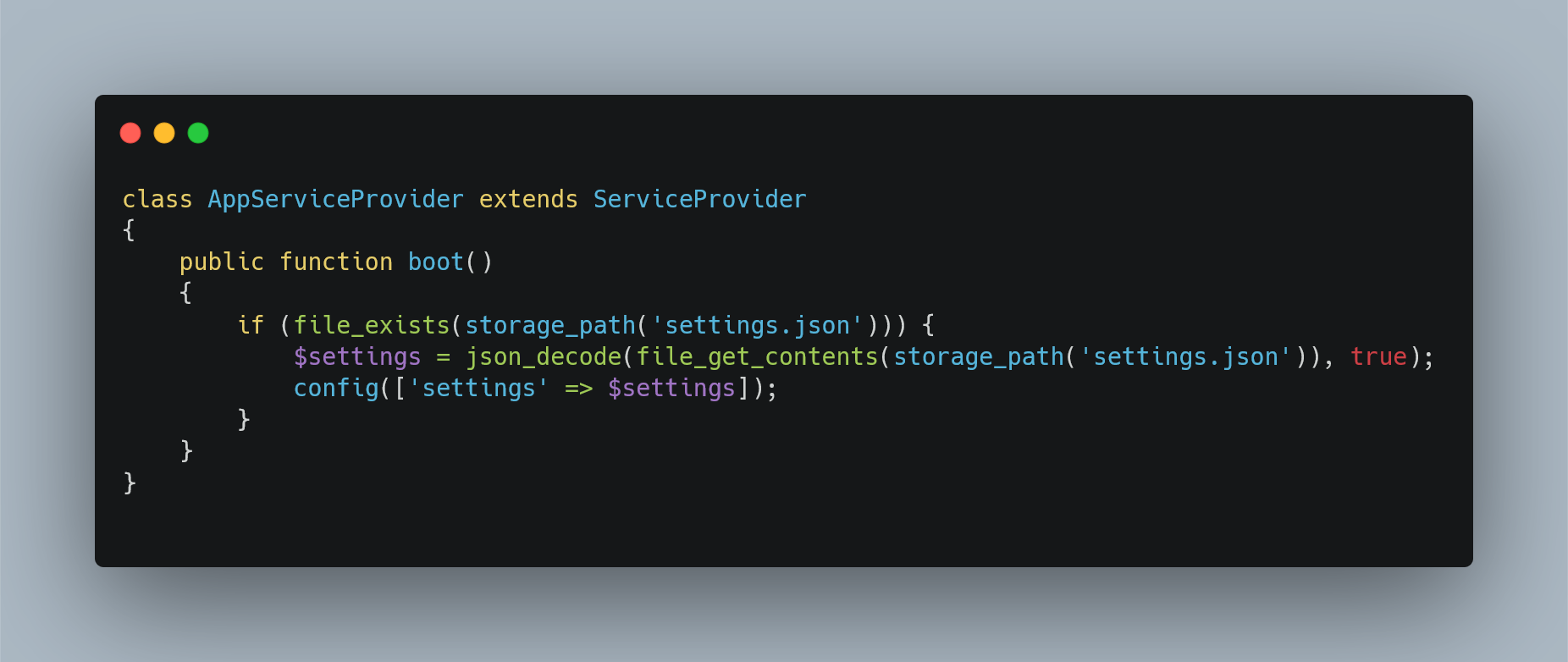 How to load custom JSON files into Laravel’s config | by Adi | Medium