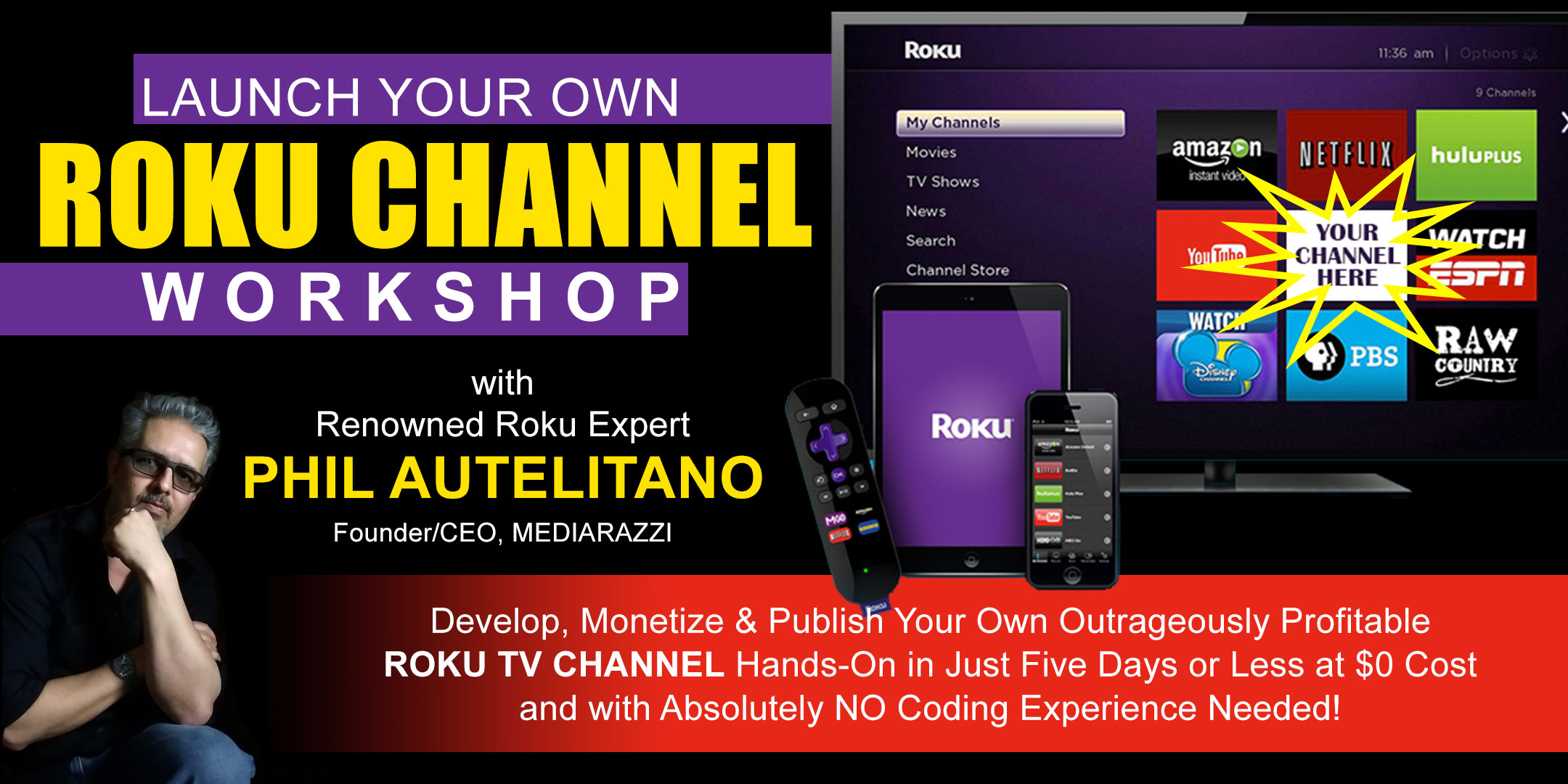 Five Reasons Your Band Needs a Roku Channel — and Where to Get One ...