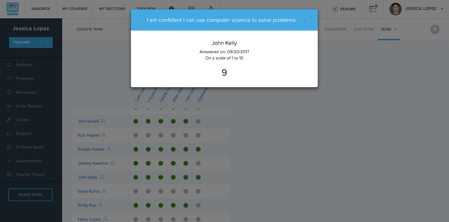 Track and visualize your students’ survey results on CodeHS | by ...