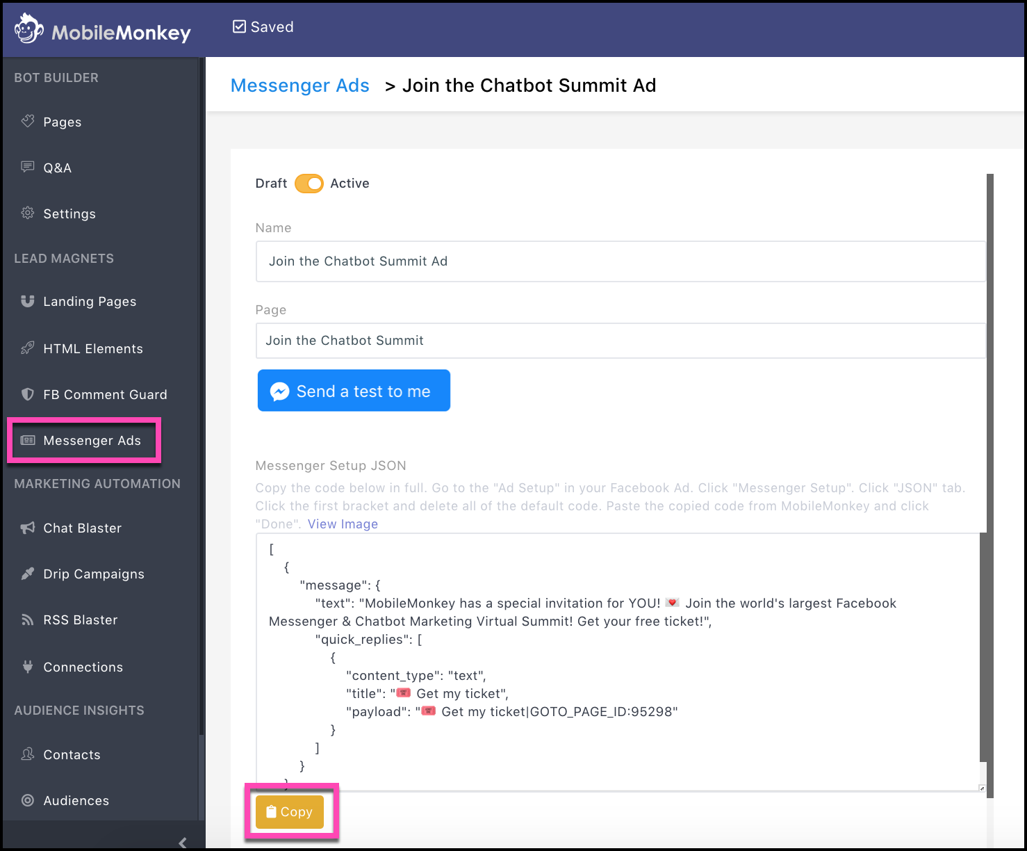 How to Send Messenger Blasts to Your Page Fans - Marketing and ...