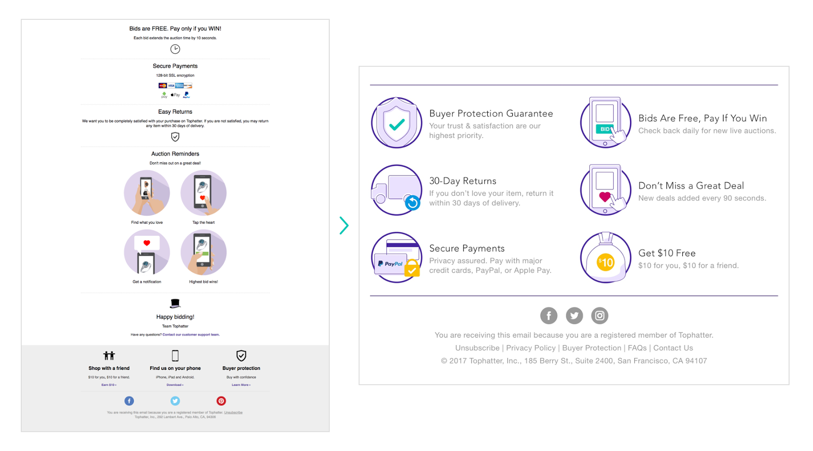 Tophatter Rebrand - Product & Engineering at Tophatter - Medium
