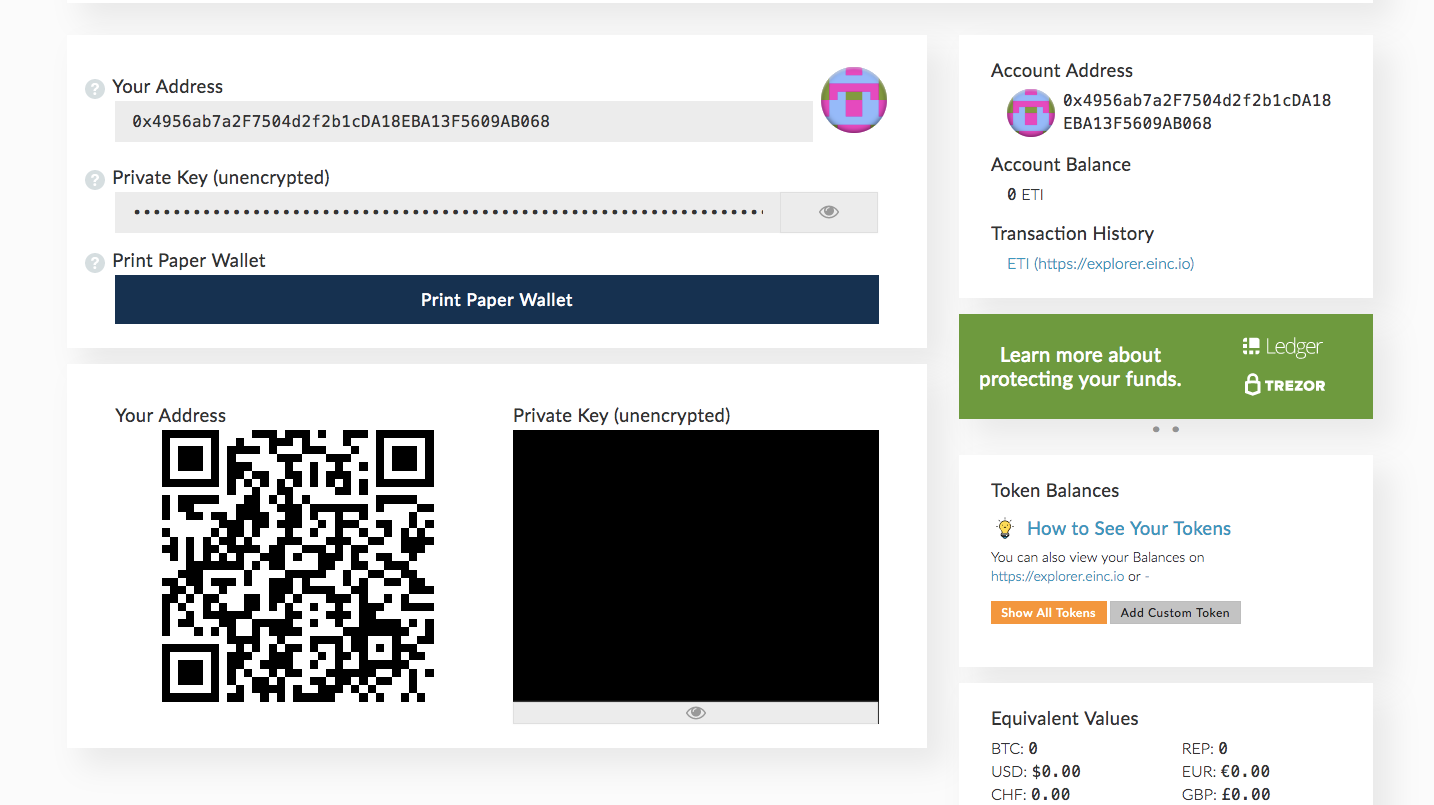 The eInc Web Wallet - eInc - Medium