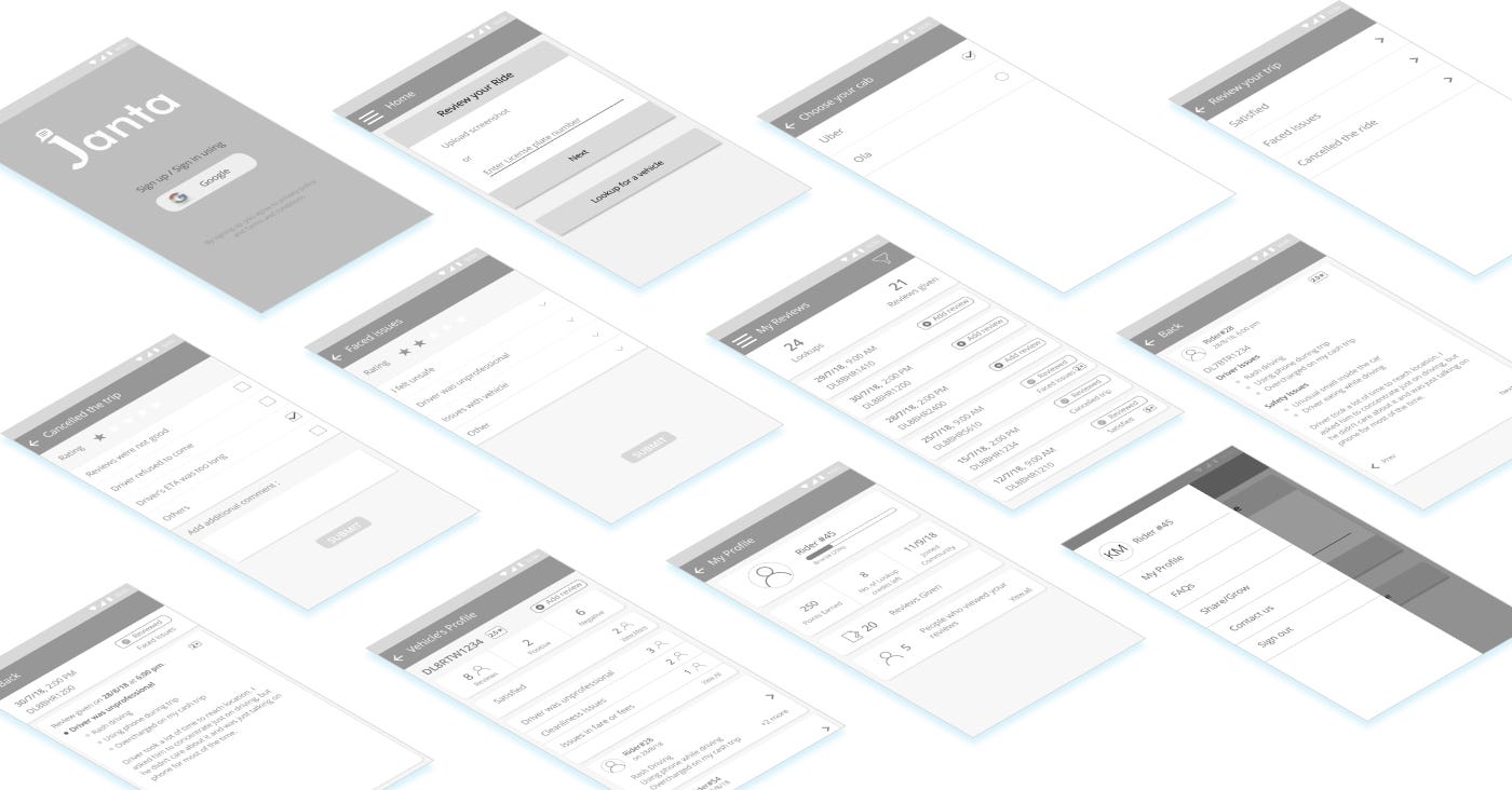 Building Janta: design process, challenges and learnings