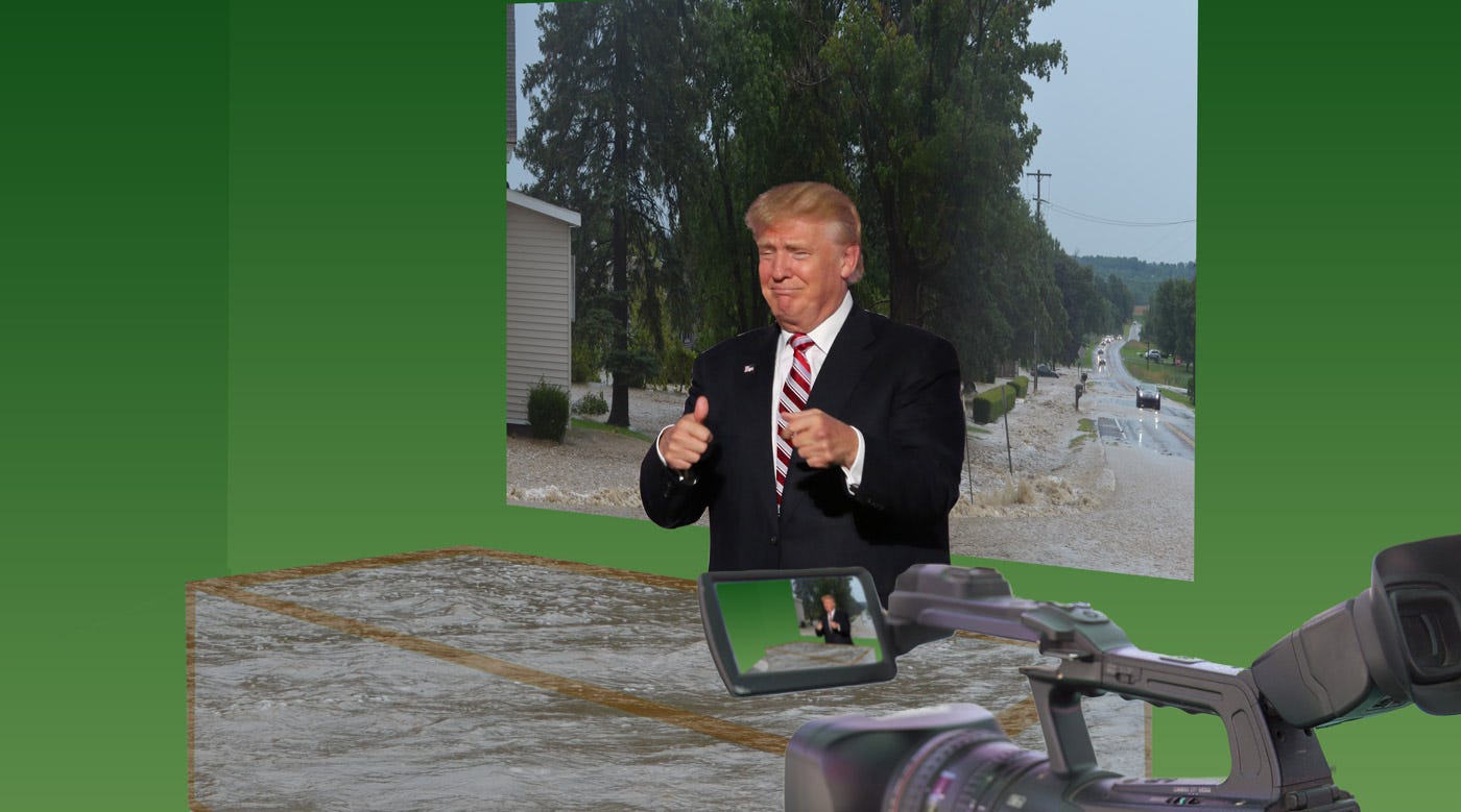 Drumpf Visits Ground Zero - The Haven - Medium