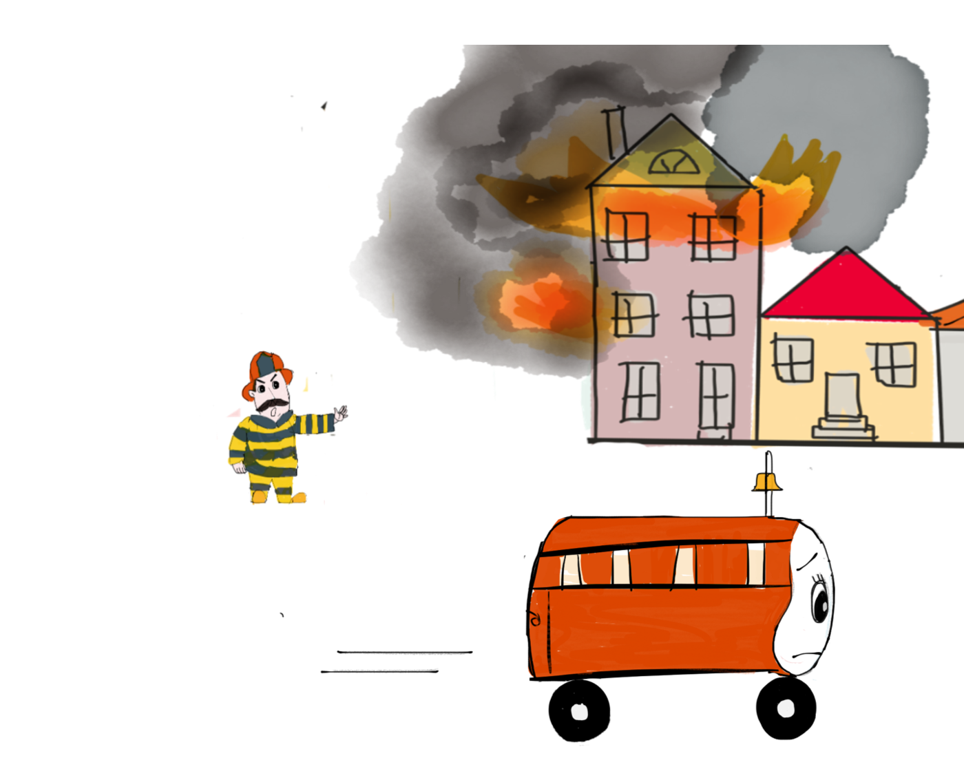 “Ted, The Fire Engine Who is Afraid of Fire!” Available for FREE! On ...
