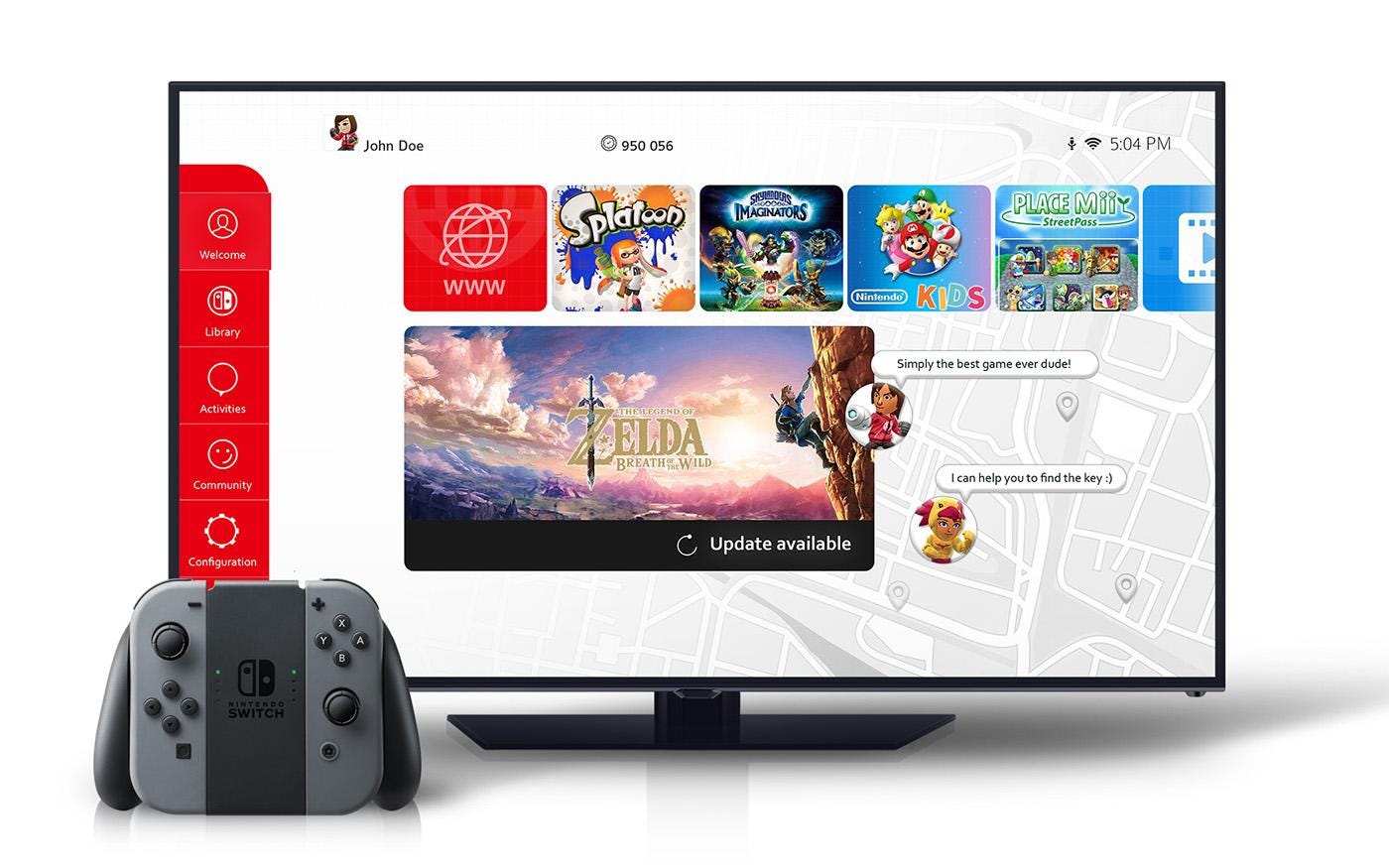 A Nintendo Switch UI Concept. I’m a huge fan of Nintendo, and lately ...