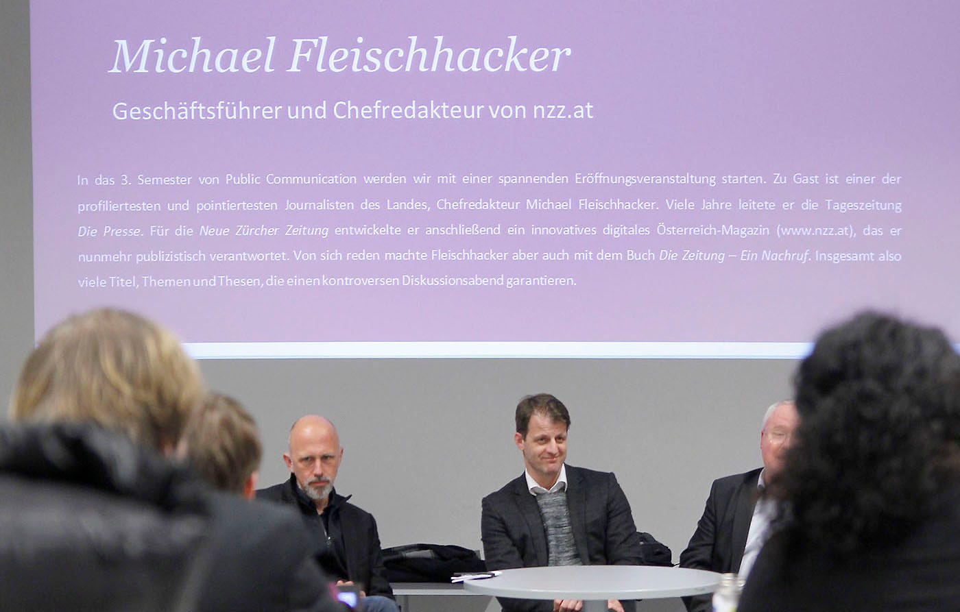 Warum die Zeitung noch lange nicht tot ist: Diskussion mit Michael ...