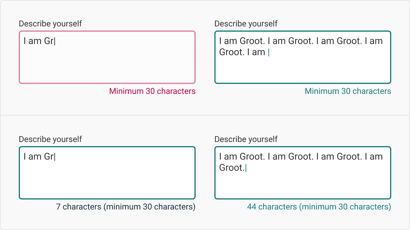 UI cheat sheet: text fields. Apart from buttons, text fields are… | by ...