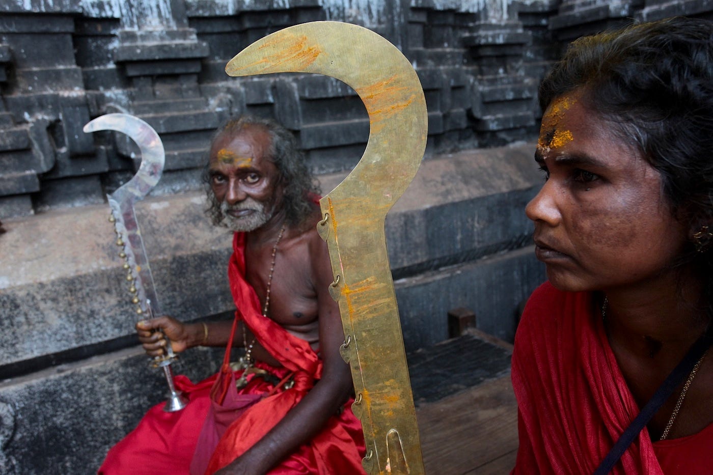 The Oracles of Kerala. The Velichappadu, Followers of Kali | by tewfic ...