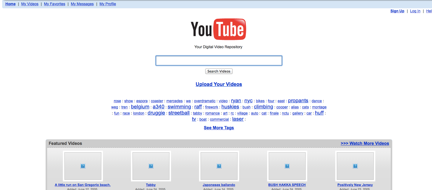 The Different Looks of YouTube. Each website we visit on a daily basis ...