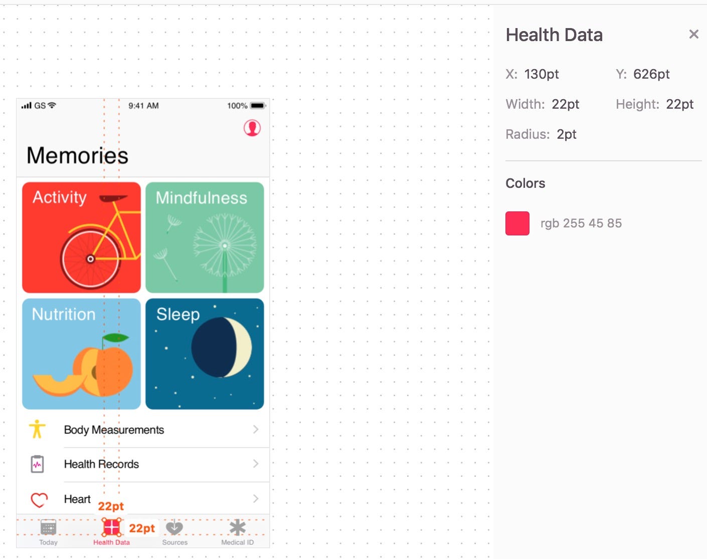 搭配 sketch & zeplin 製作 iOS 的健康 App 和 App Store 畫面 | by 彼得潘的 iOS App Neverland | 彼得潘的 Swift iOS ...