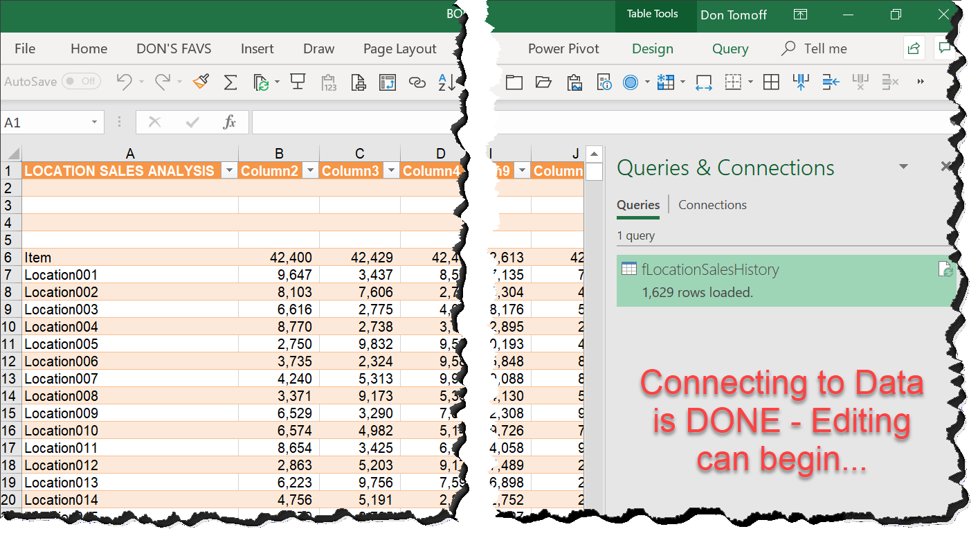 MS Excel — Connecting PowerQuery To An Excel File In The Cloud (Google Drive) — Part 2