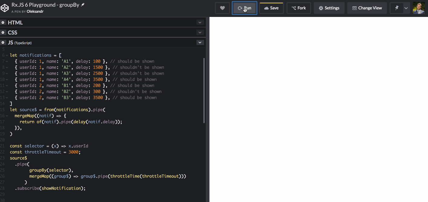 Throttling notifications from multiple users with RxJS | by Alexander ...