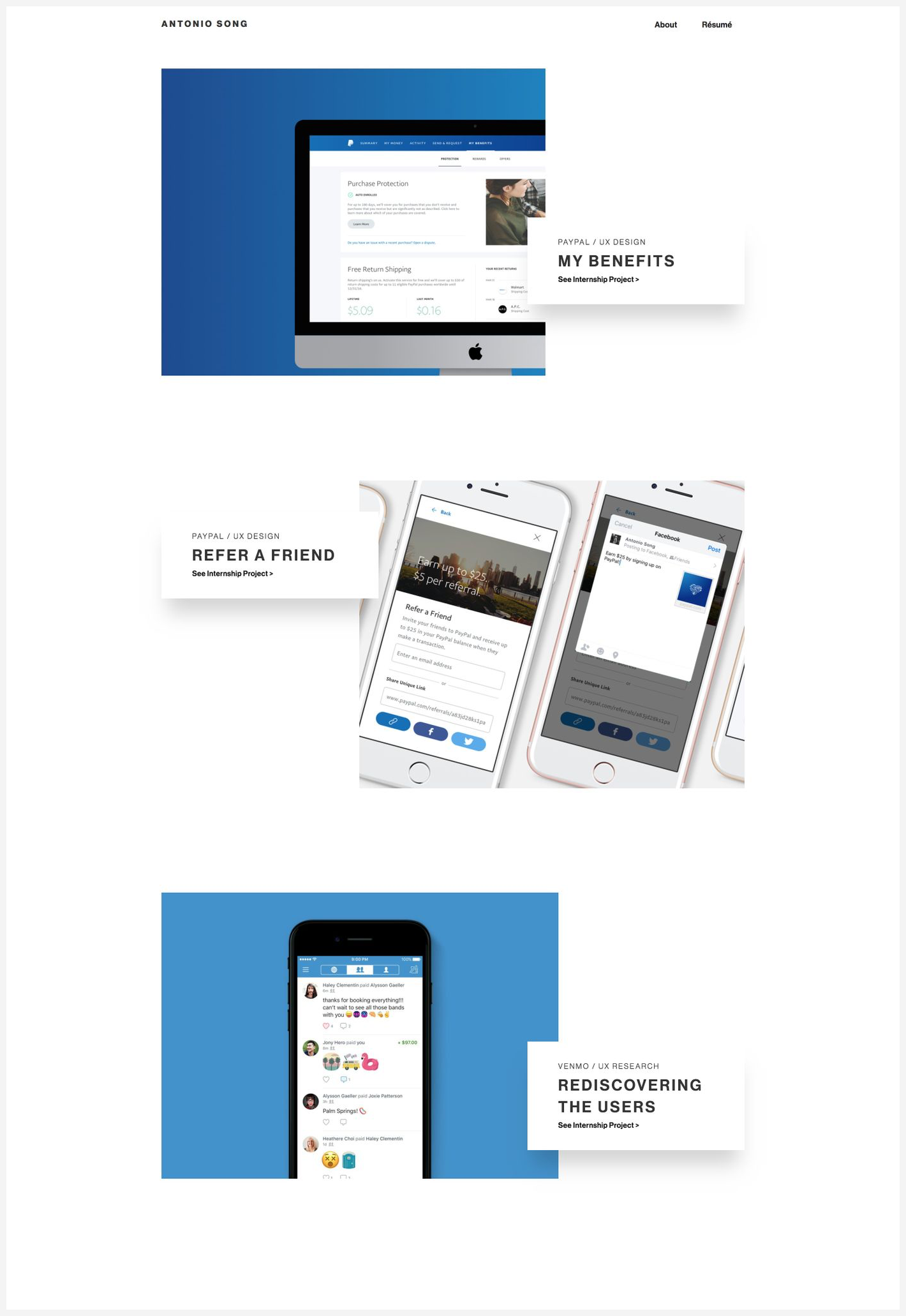 5 Cool Portfolio Websites by Venmo Designers | by bestfolios.com ...