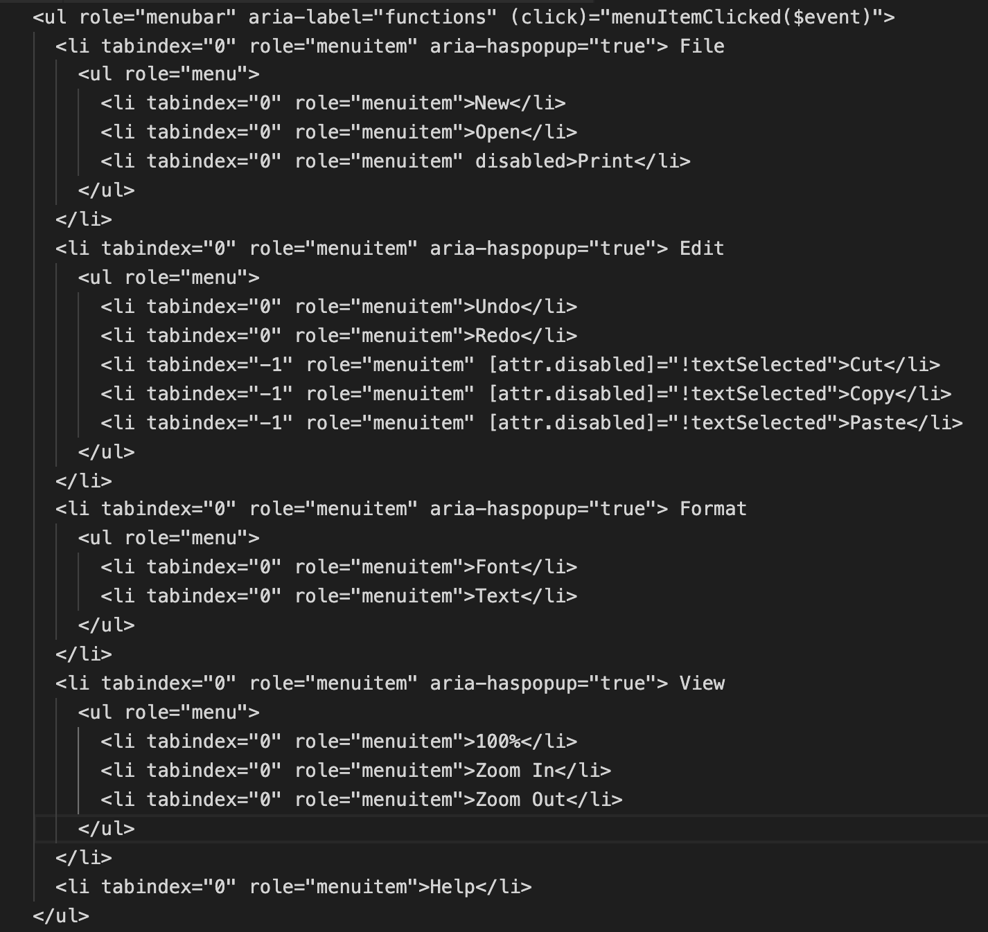 Angular: Build A Dropdown Menu. HTML-first/Minimal… | by Allen Kim | Digital-Heart | Medium