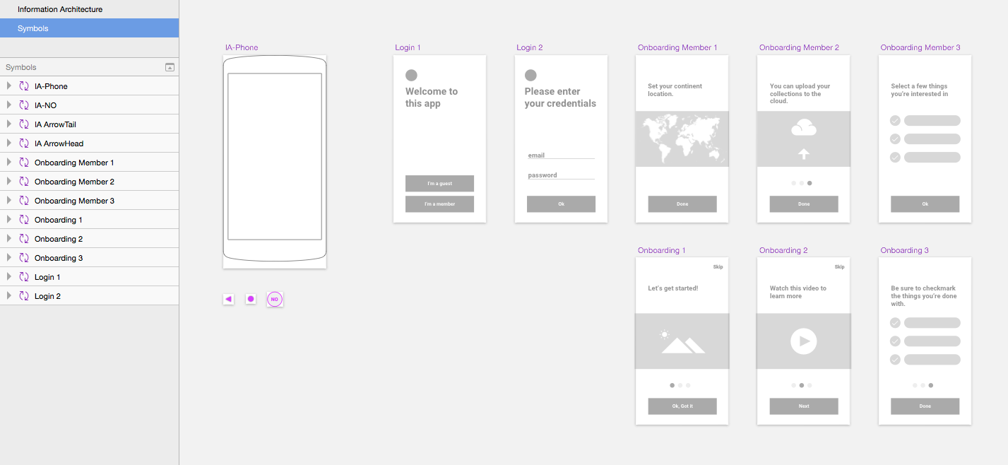 Use Sketch to combine Wireframes and Information Architecture together ...