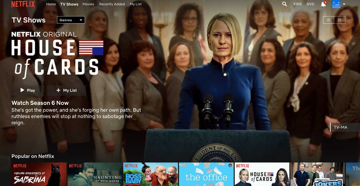 Netflix design patterns and flows | by Kari Meric | UX Collective